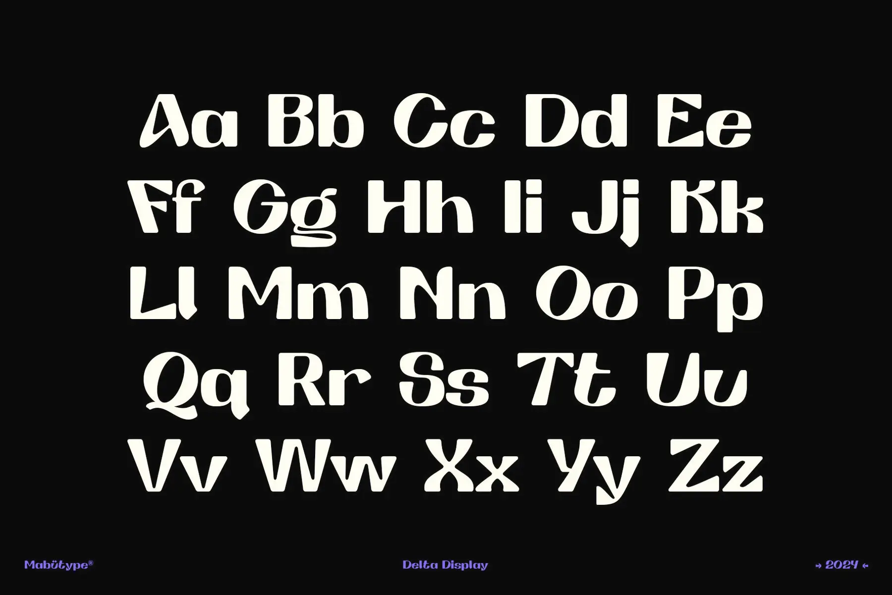 Delta Font - YouWorkForThem