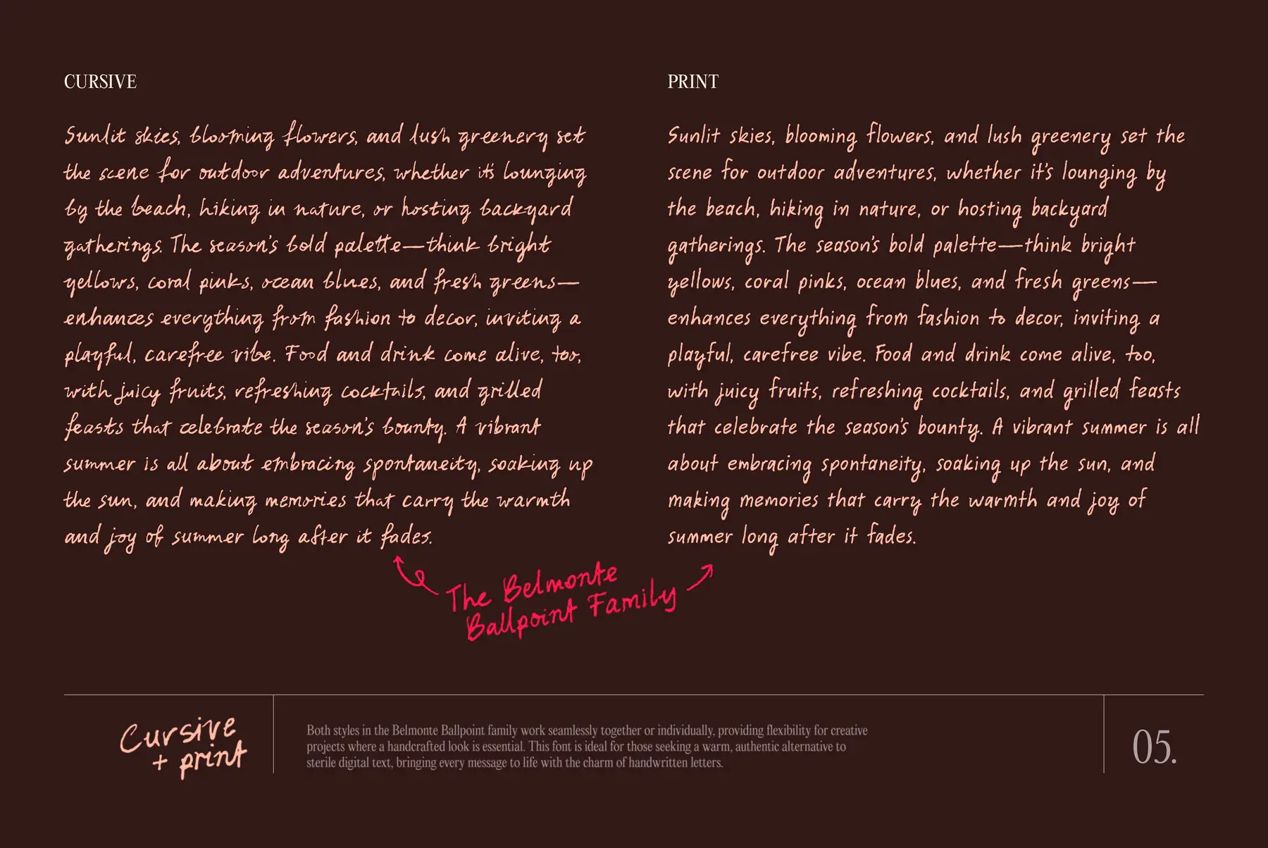 Belmonte Ballpoint Font - YouWorkForThem