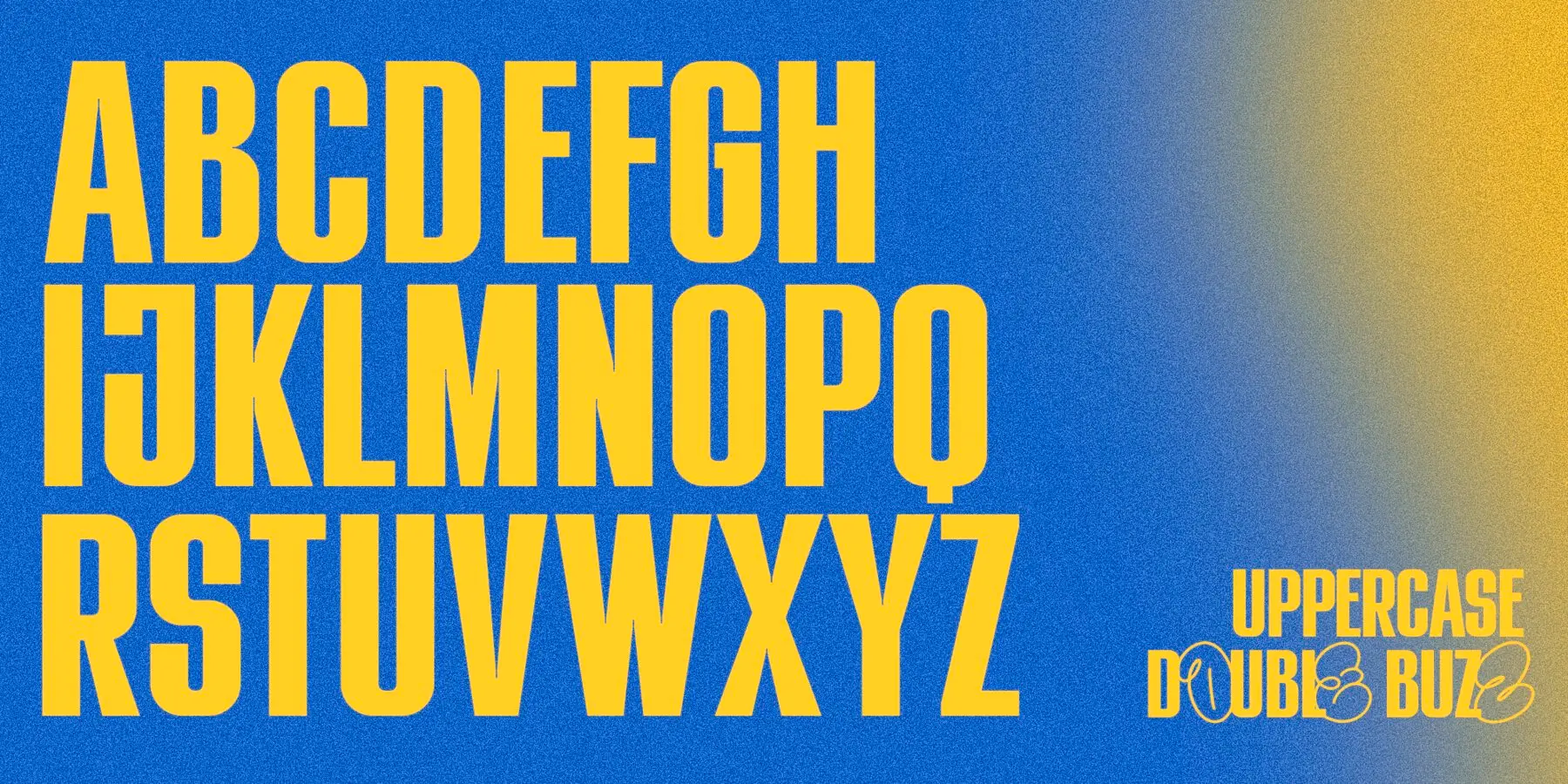 Double Buzz Font - YouWorkForThem