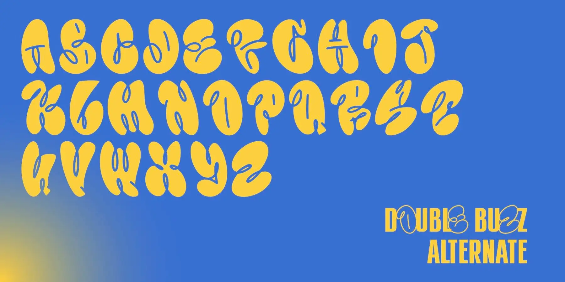 Double Buzz Font - YouWorkForThem