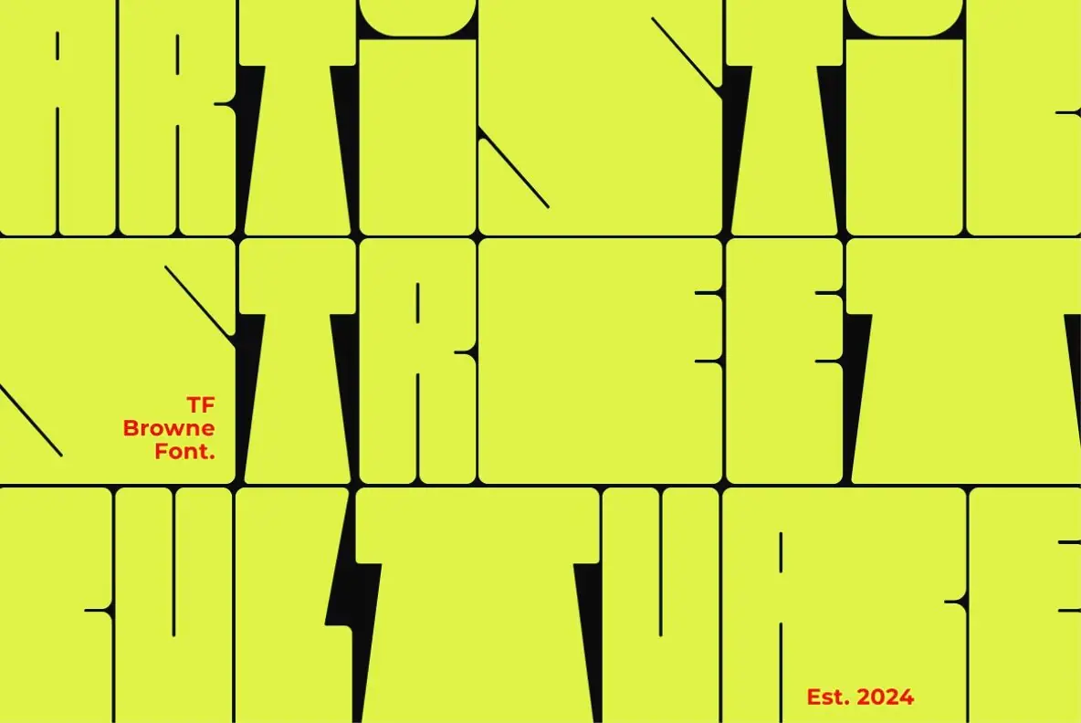 Teenage Browne Display Font - YouWorkForThem