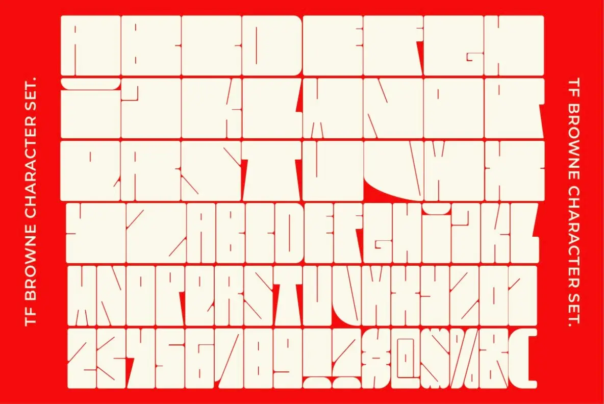 Teenage Browne Display Font - YouWorkForThem