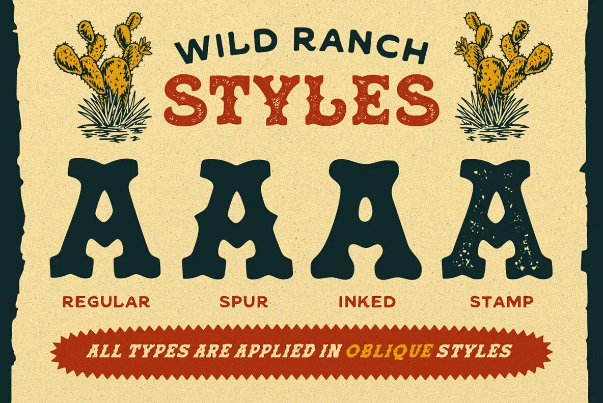 Wild Ranch Font - YouWorkForThem