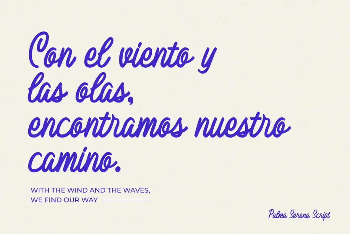 Palma Serena Font - FontPath