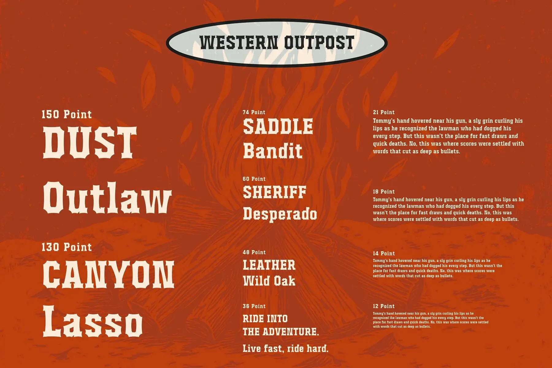 Western Outpost Font - YouWorkForThem