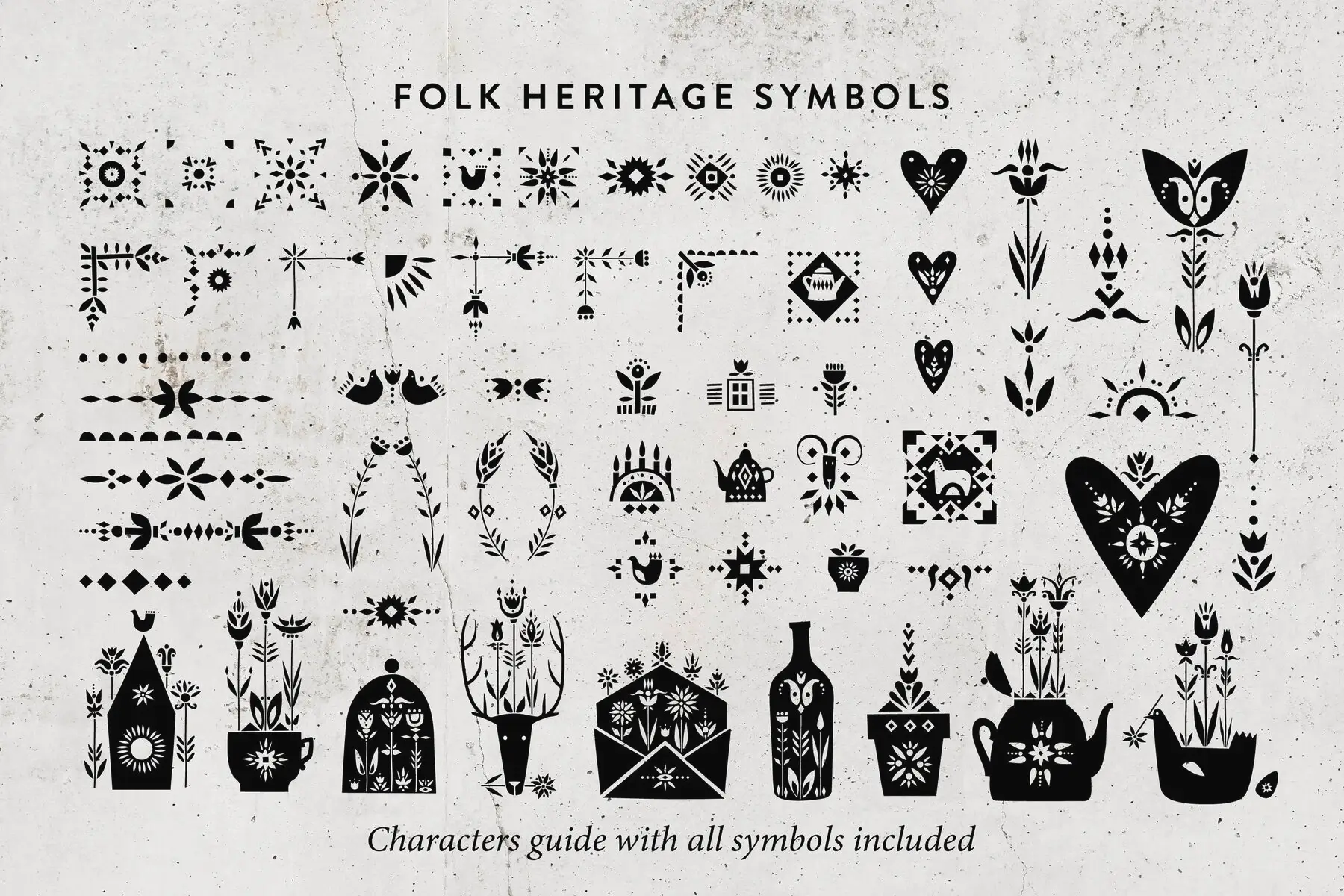 Folk Heritage Font - YouWorkForThem