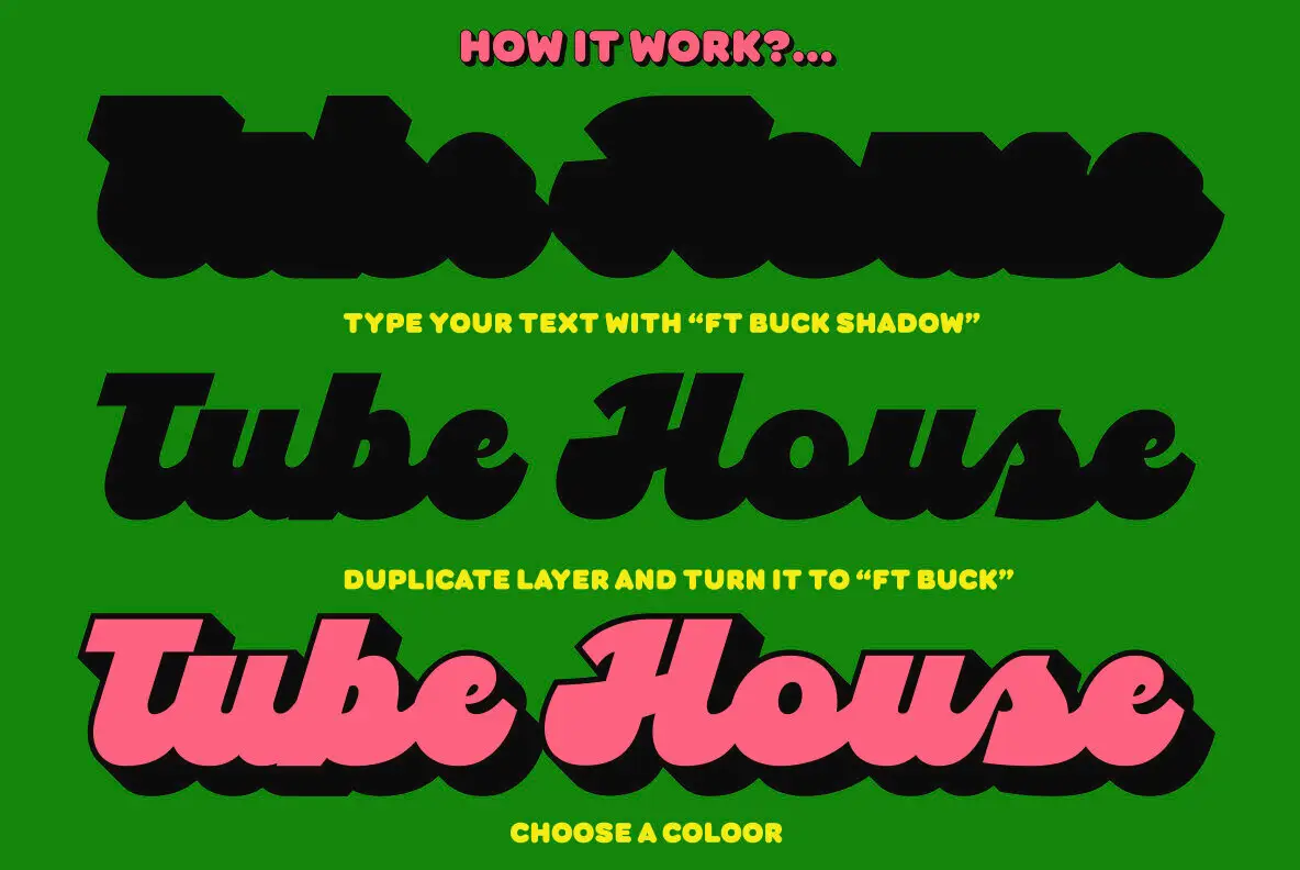 Ft Buck Font - YouWorkForThem