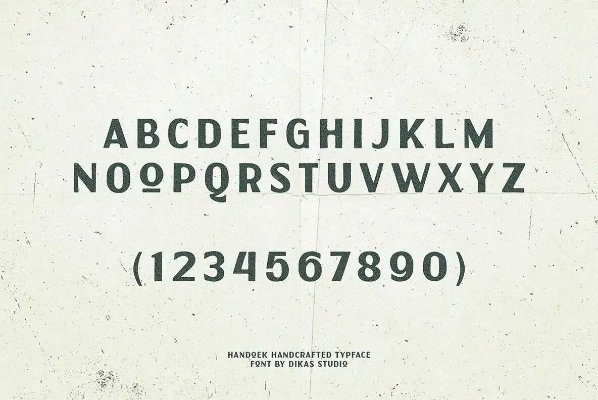 Handoek Font - FontPath