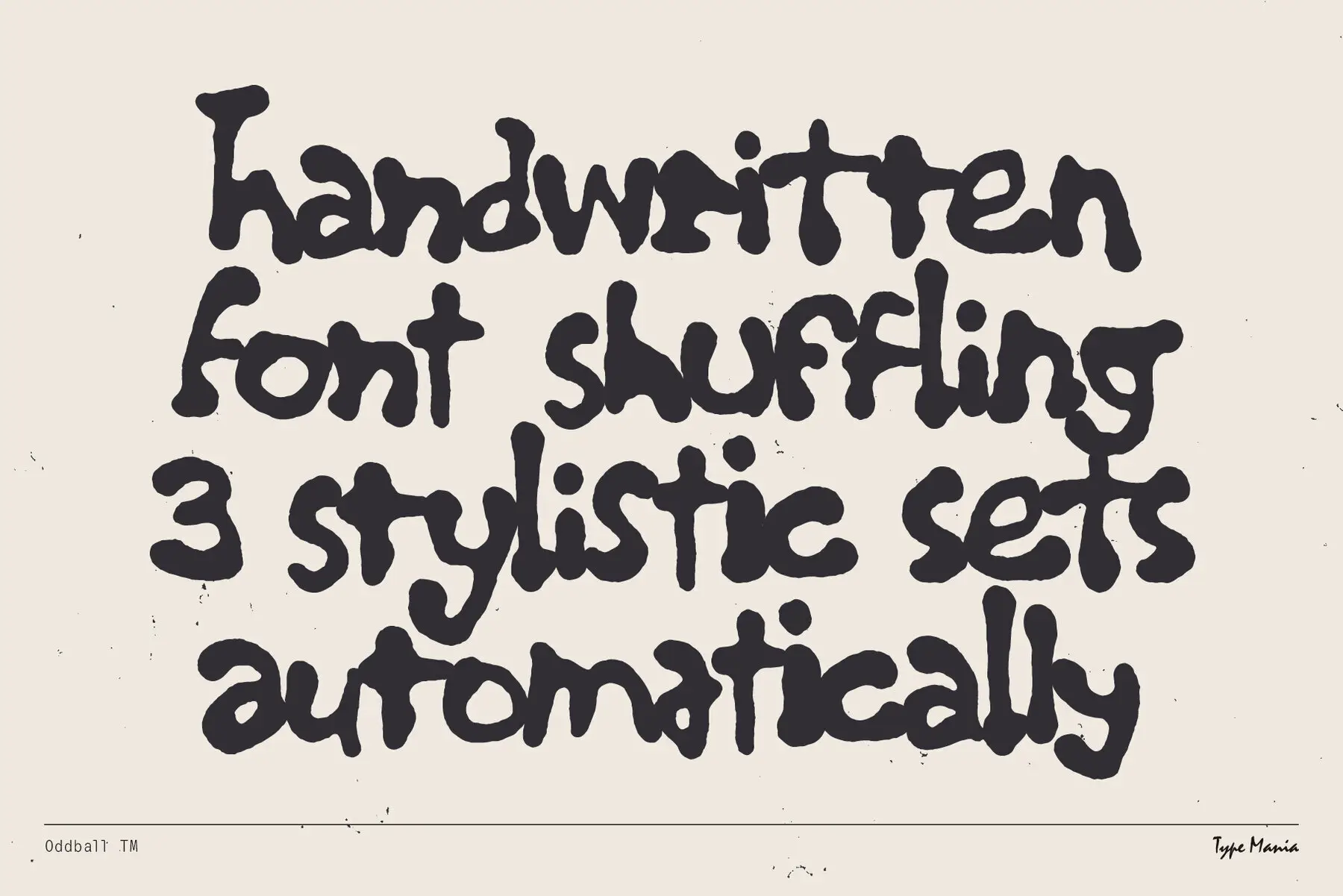 Oddball TM Font - FontPath