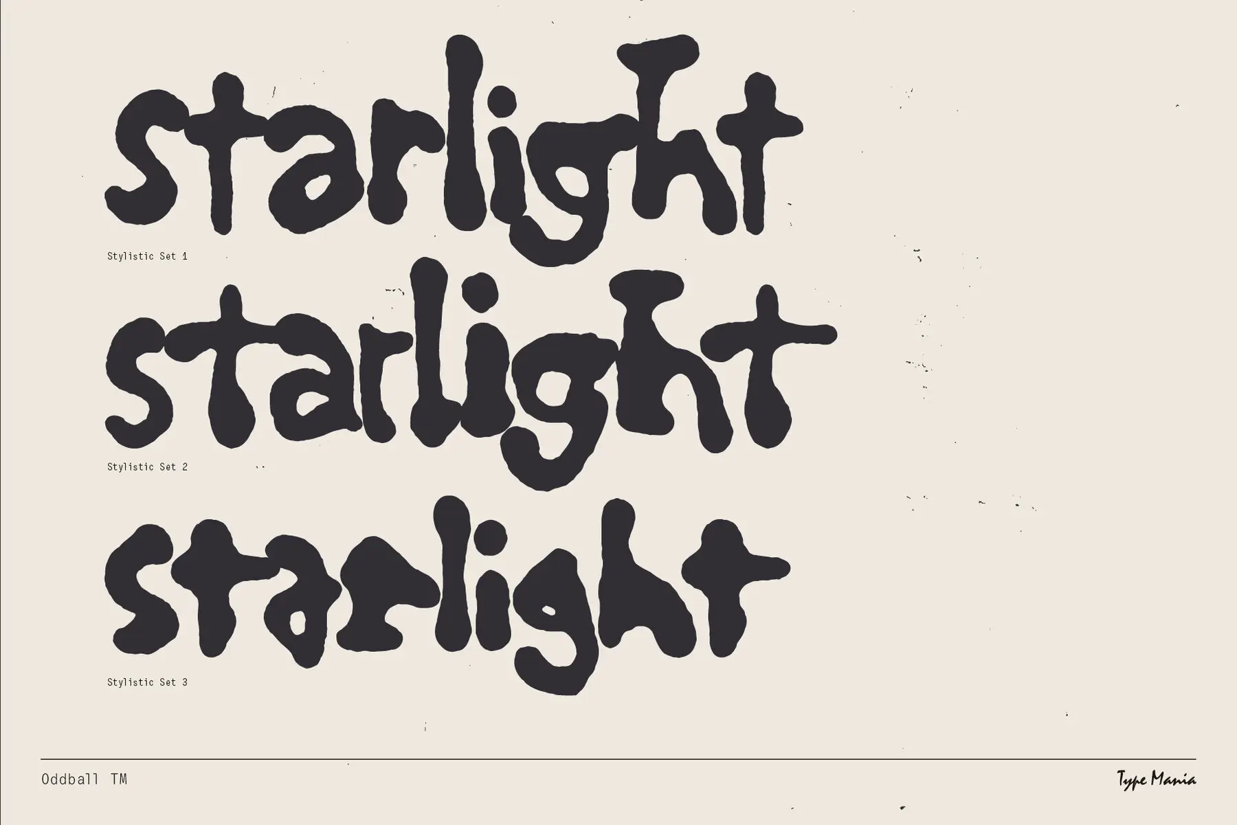 Oddball TM Font - FontPath