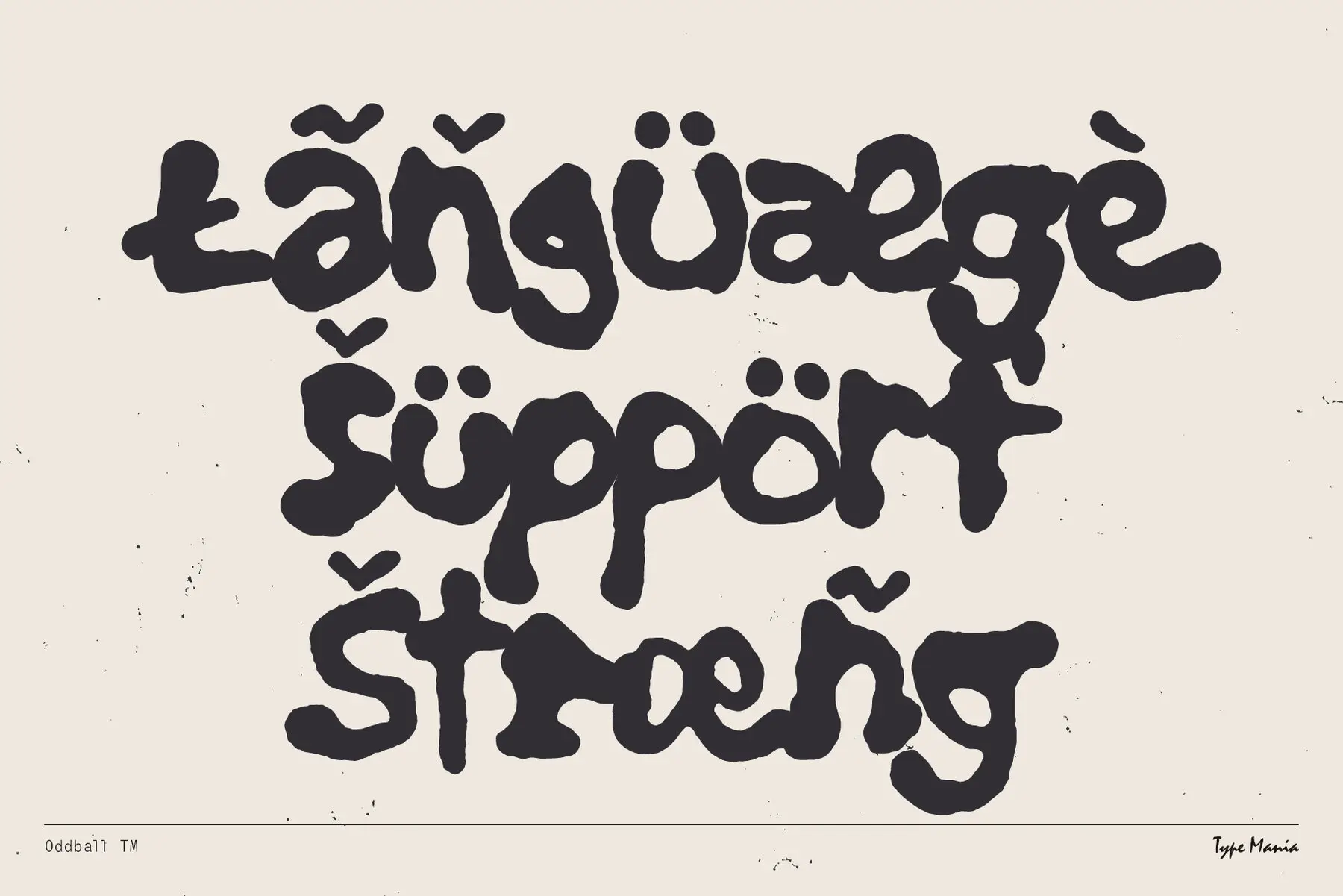 Oddball TM Font - FontPath