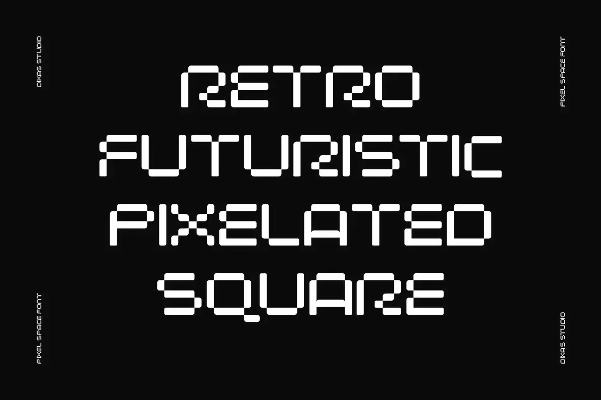 Pixel Space Font - FontPath
