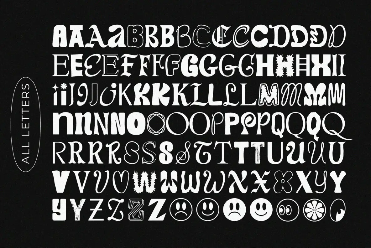 Weirdy Font - YouWorkForThem