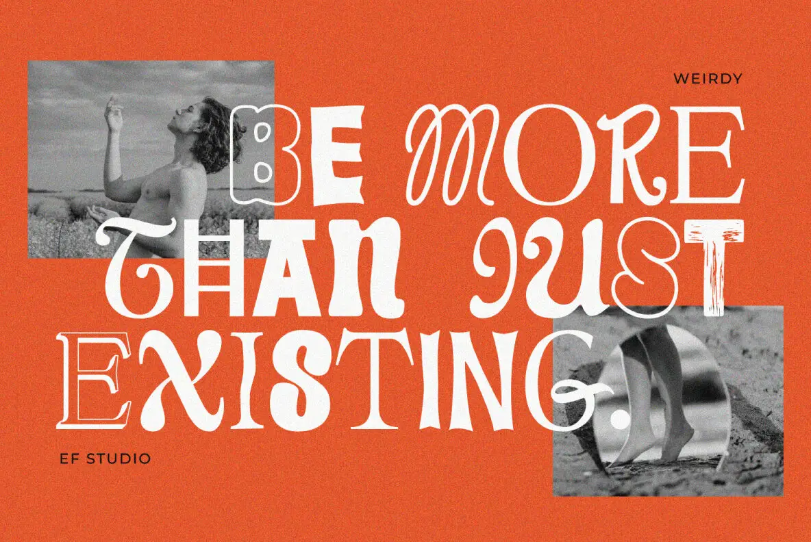 Weirdy Font - YouWorkForThem