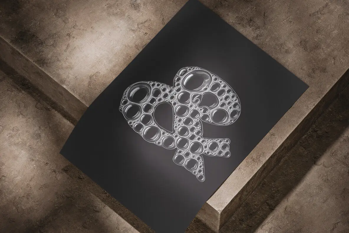 Soap Bubbles SVG Font - YouWorkForThem