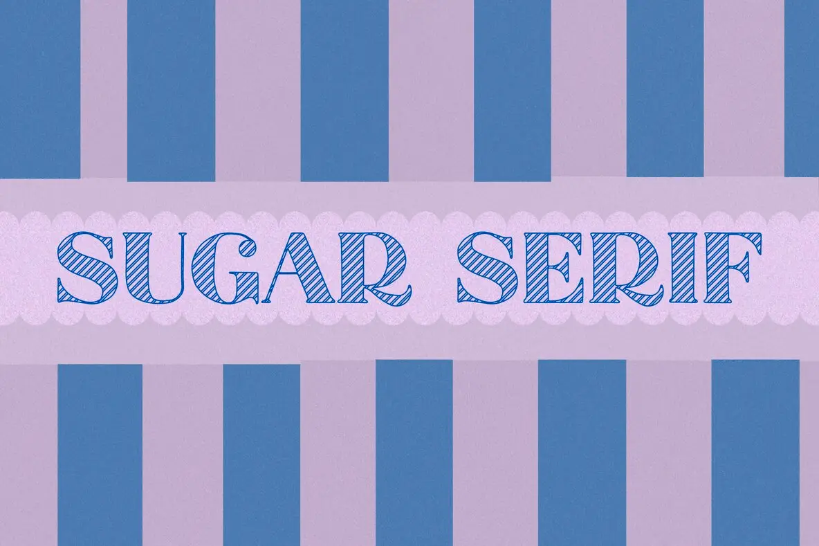 Sugar Serif Font - FontPath