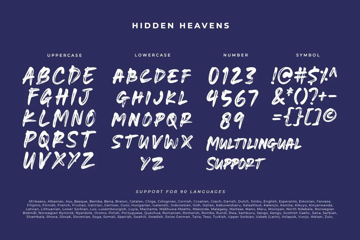 Hidden Heaven Font - FontPath