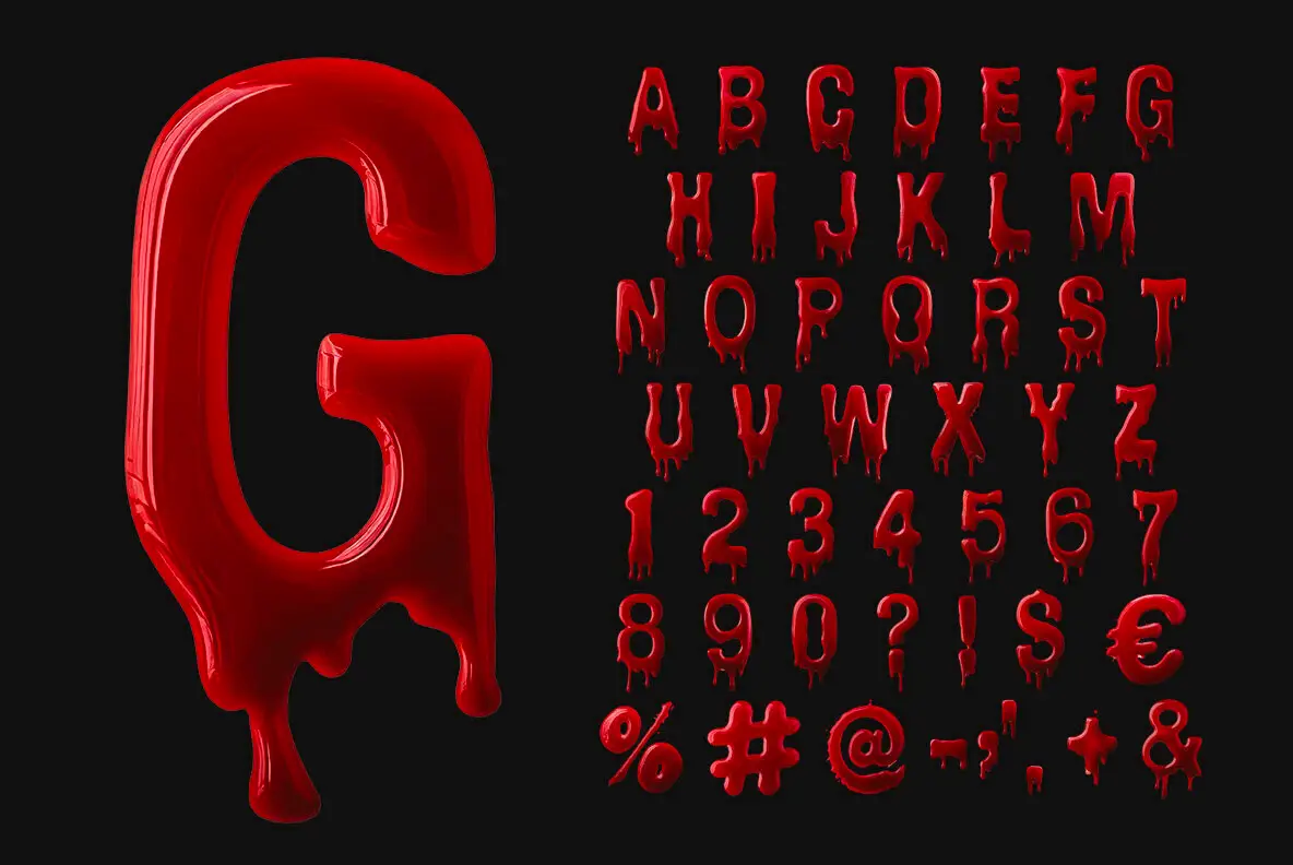 Vampire SVG Font - FontPath