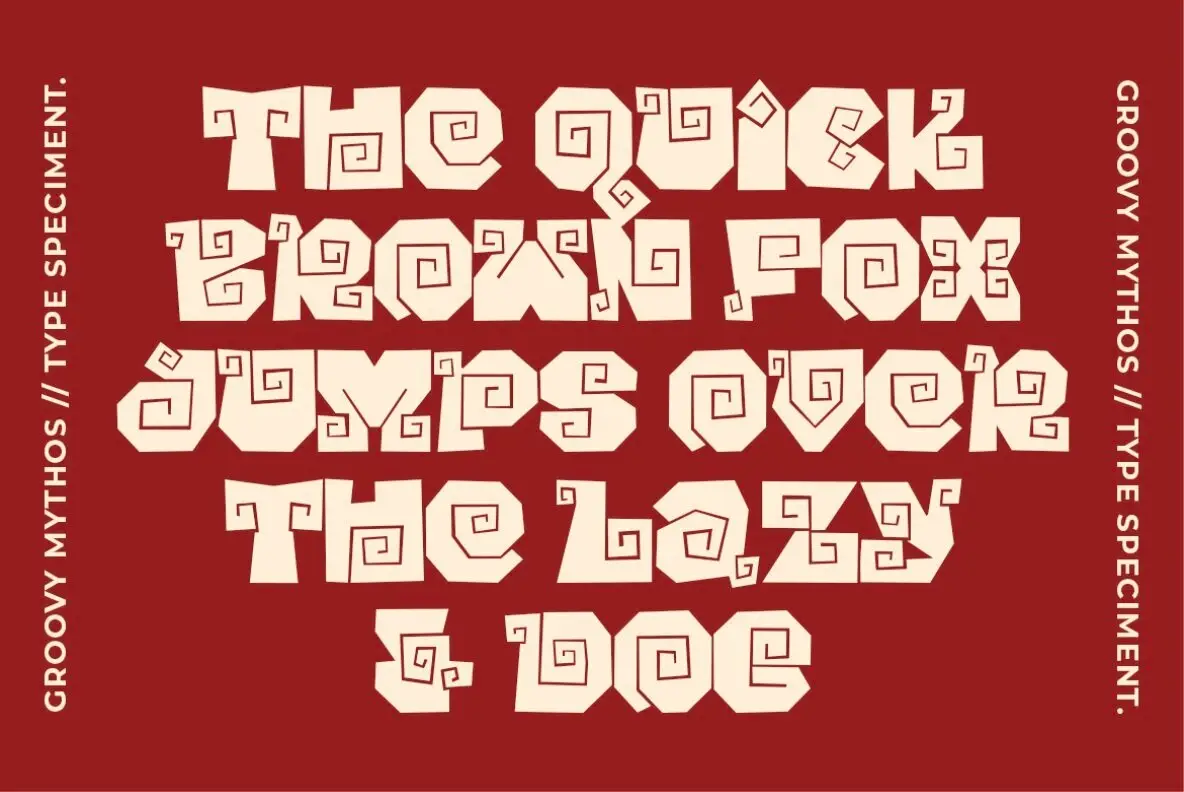 Groovy Mythos Font - FontPath