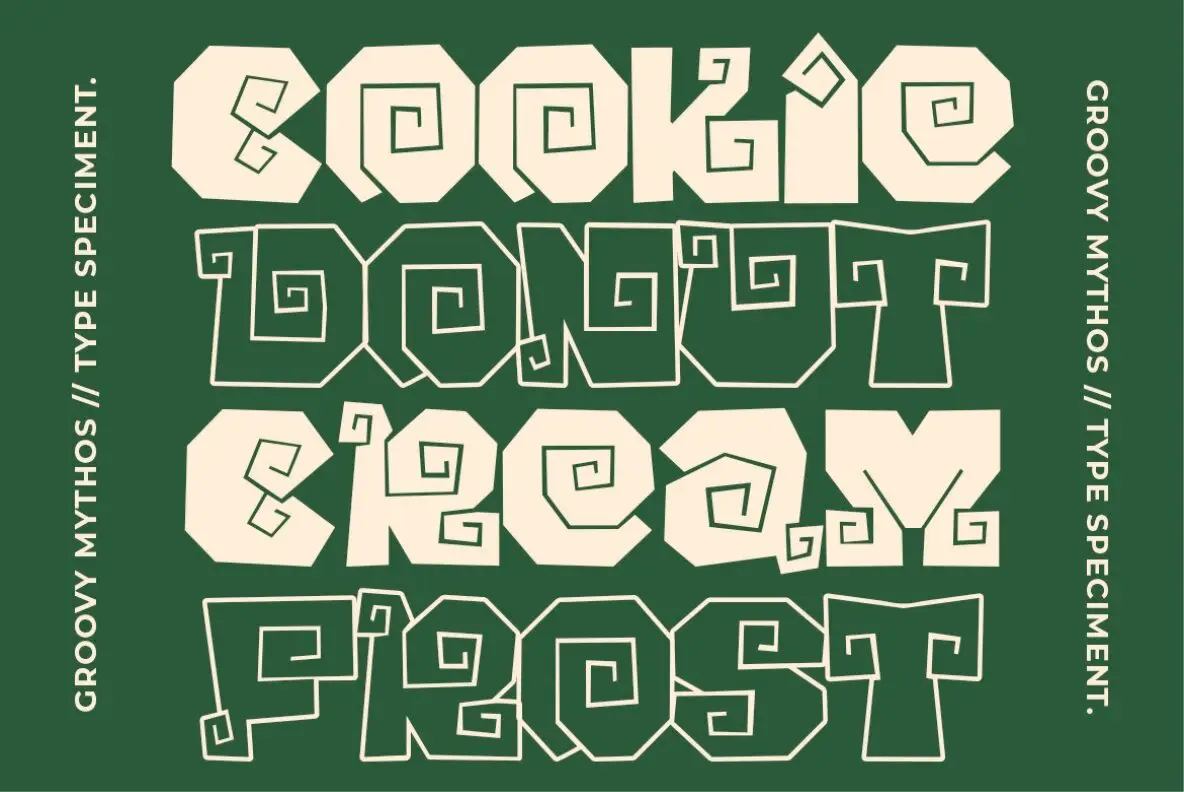 Groovy Mythos Font - YouWorkForThem