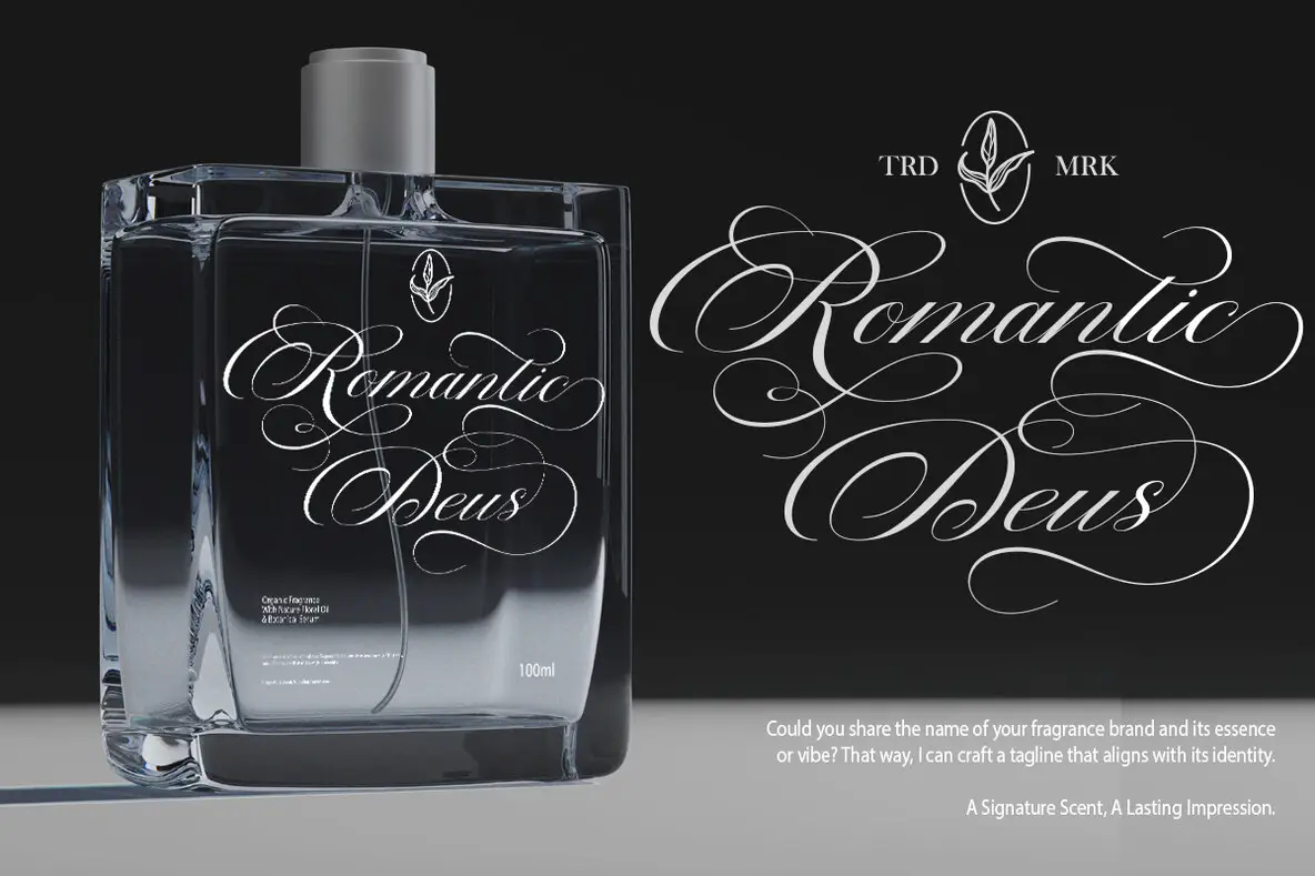 The Cartography Calligraphy Font - YouWorkForThem