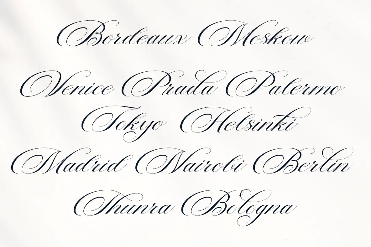 The Cartography Calligraphy Font - YouWorkForThem