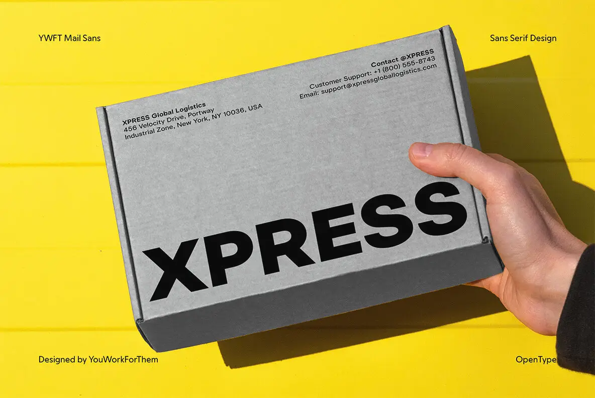 YWFT Mail Sans Font - YouWorkForThem