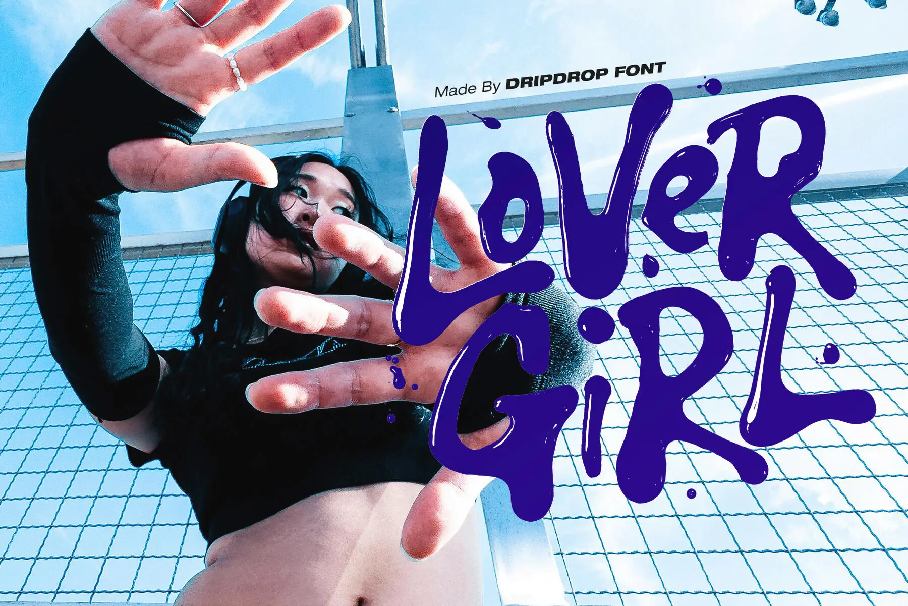 DripDrop Liquid Font Set Font - FontPath