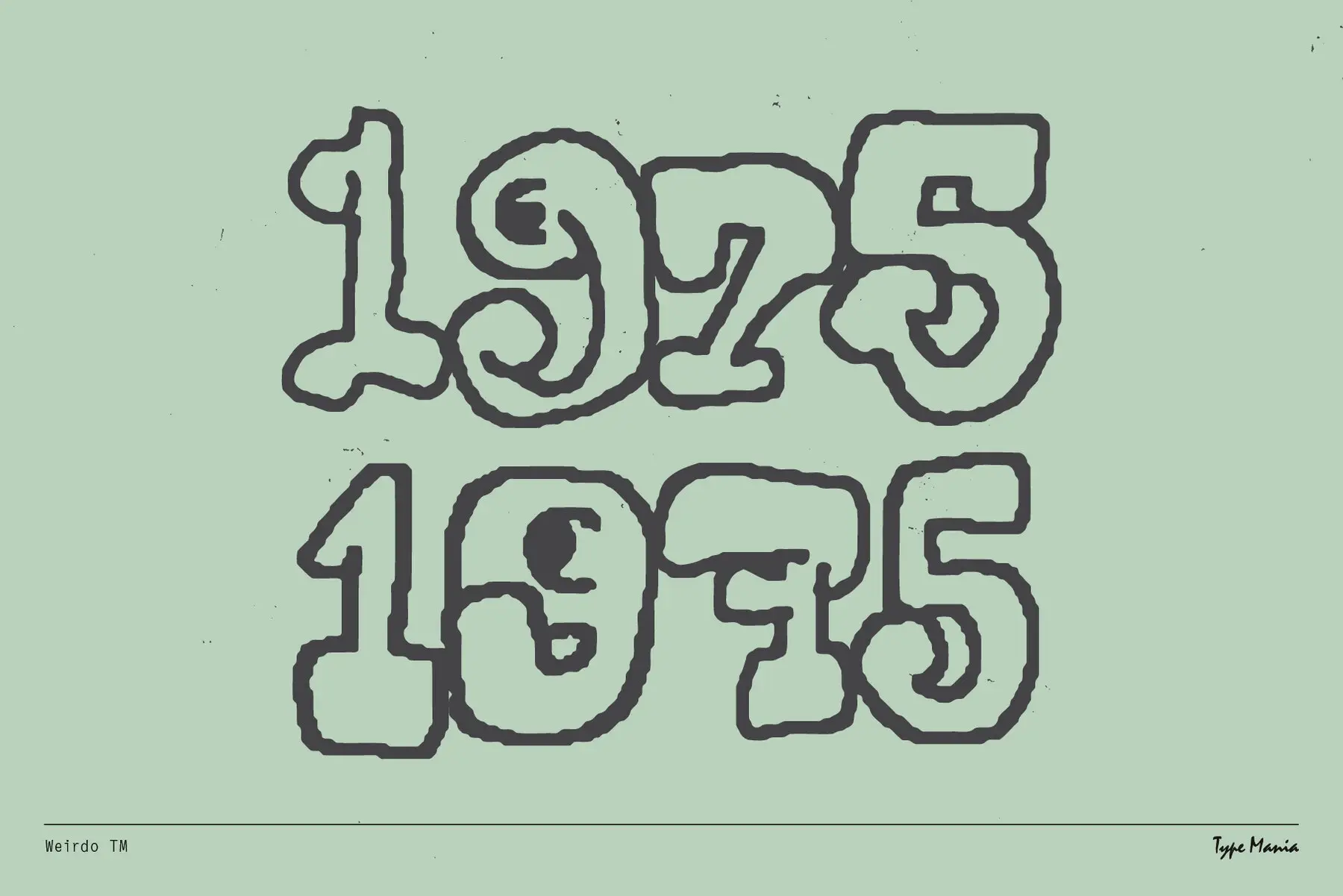 Weirdo TM Font - YouWorkForThem