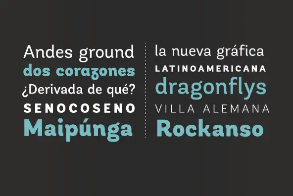 Andes Font - YouWorkForThem