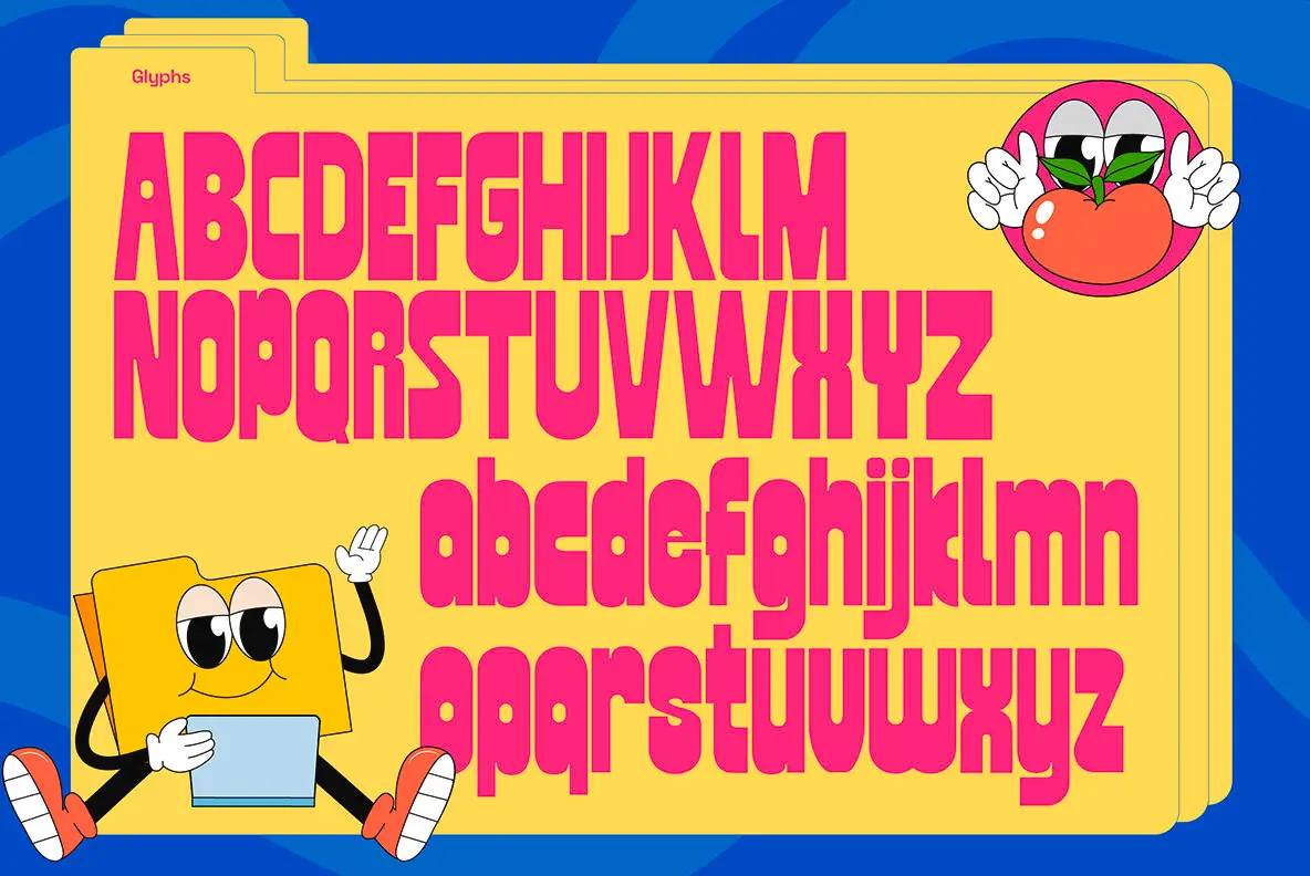 Folder Font - YouWorkForThem