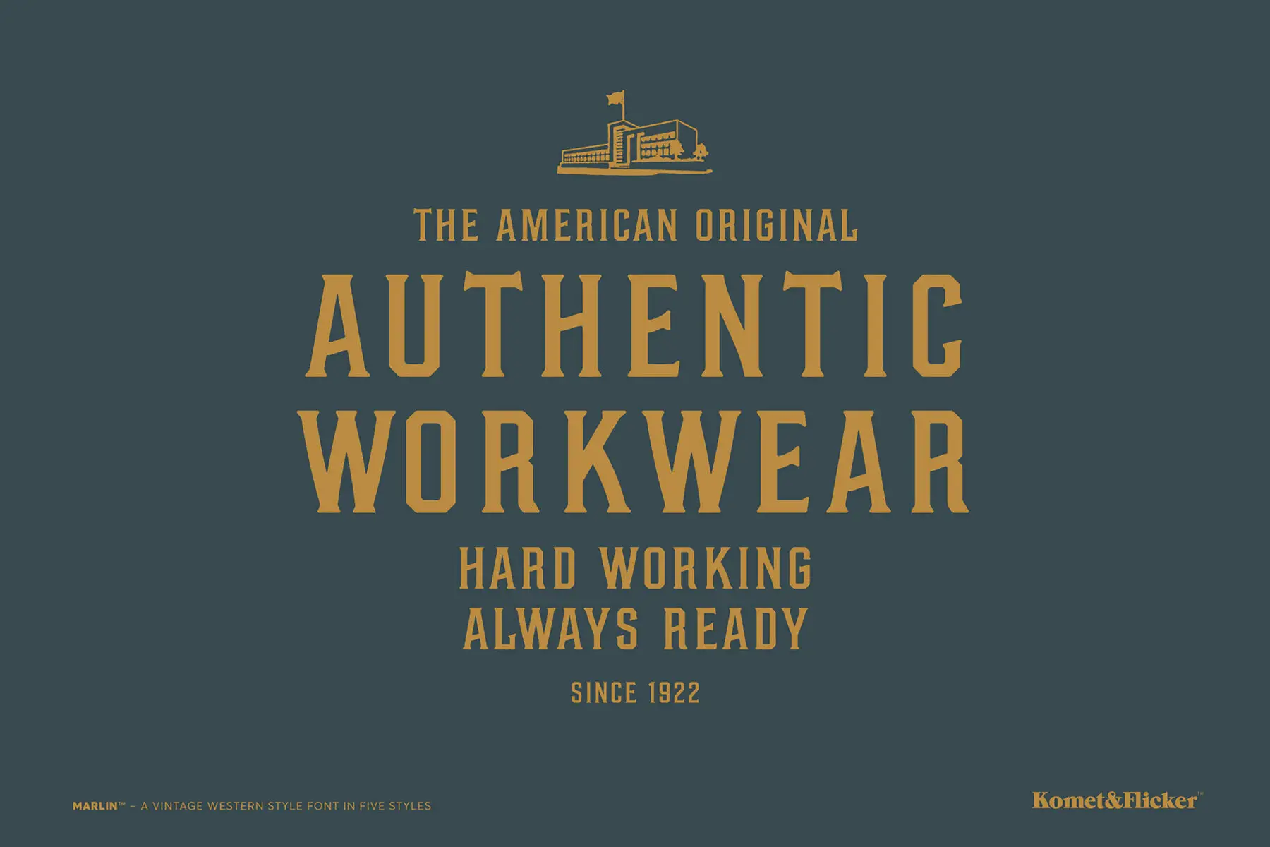 Marlin Font - YouWorkForThem