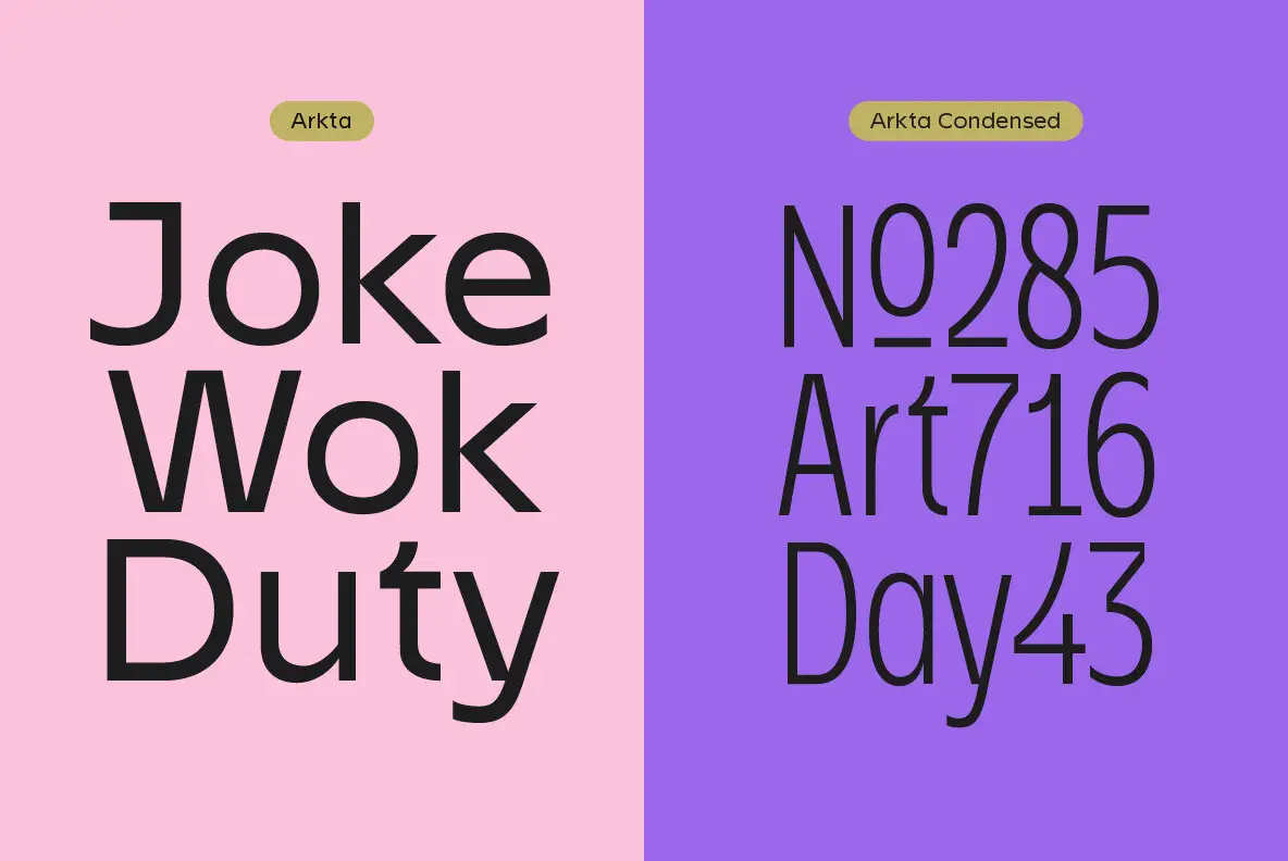 Arkta Font - YouWorkForThem
