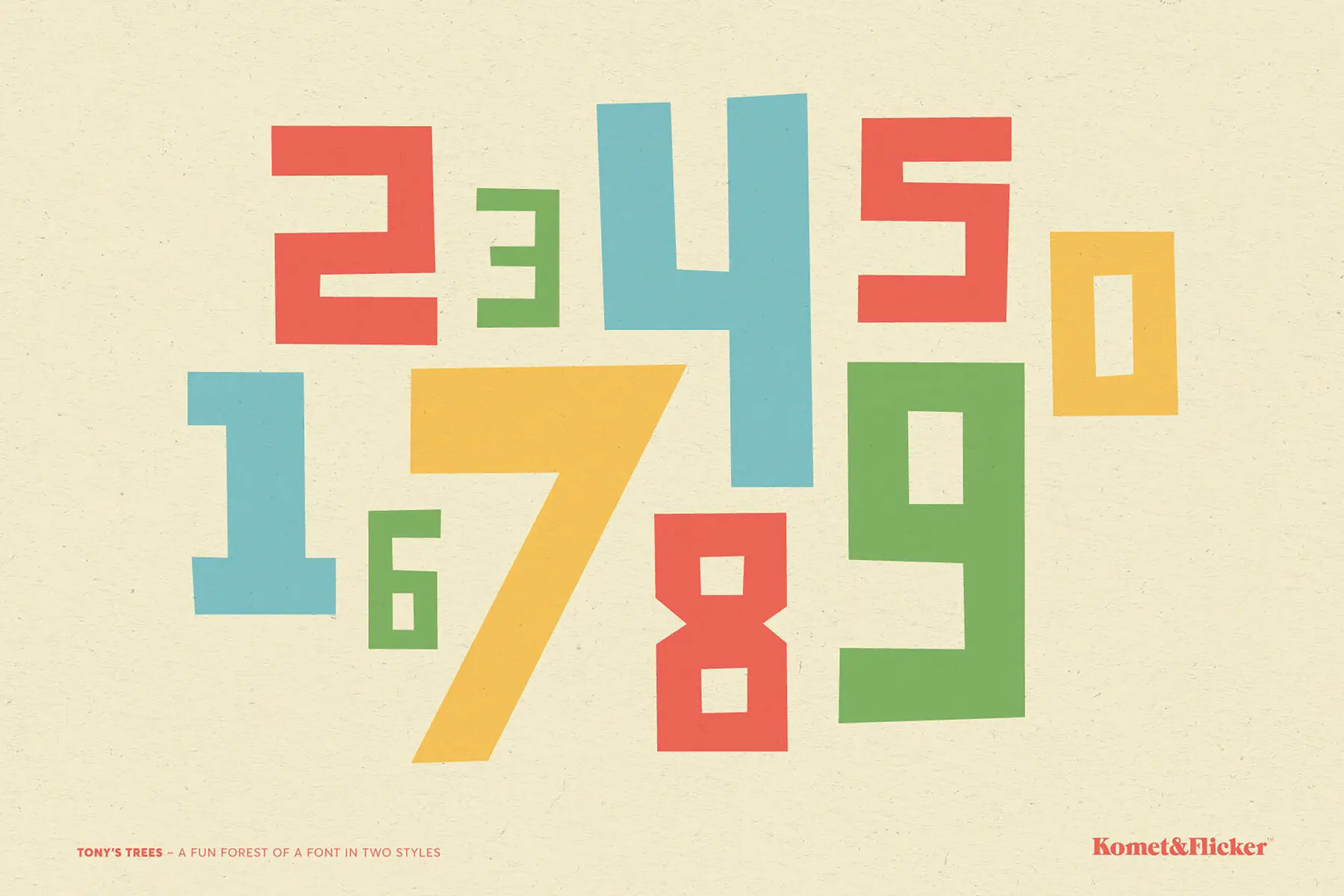 Tonys Trees Font - YouWorkForThem