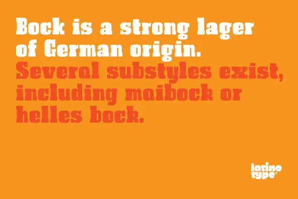 Bock Font - FontPath