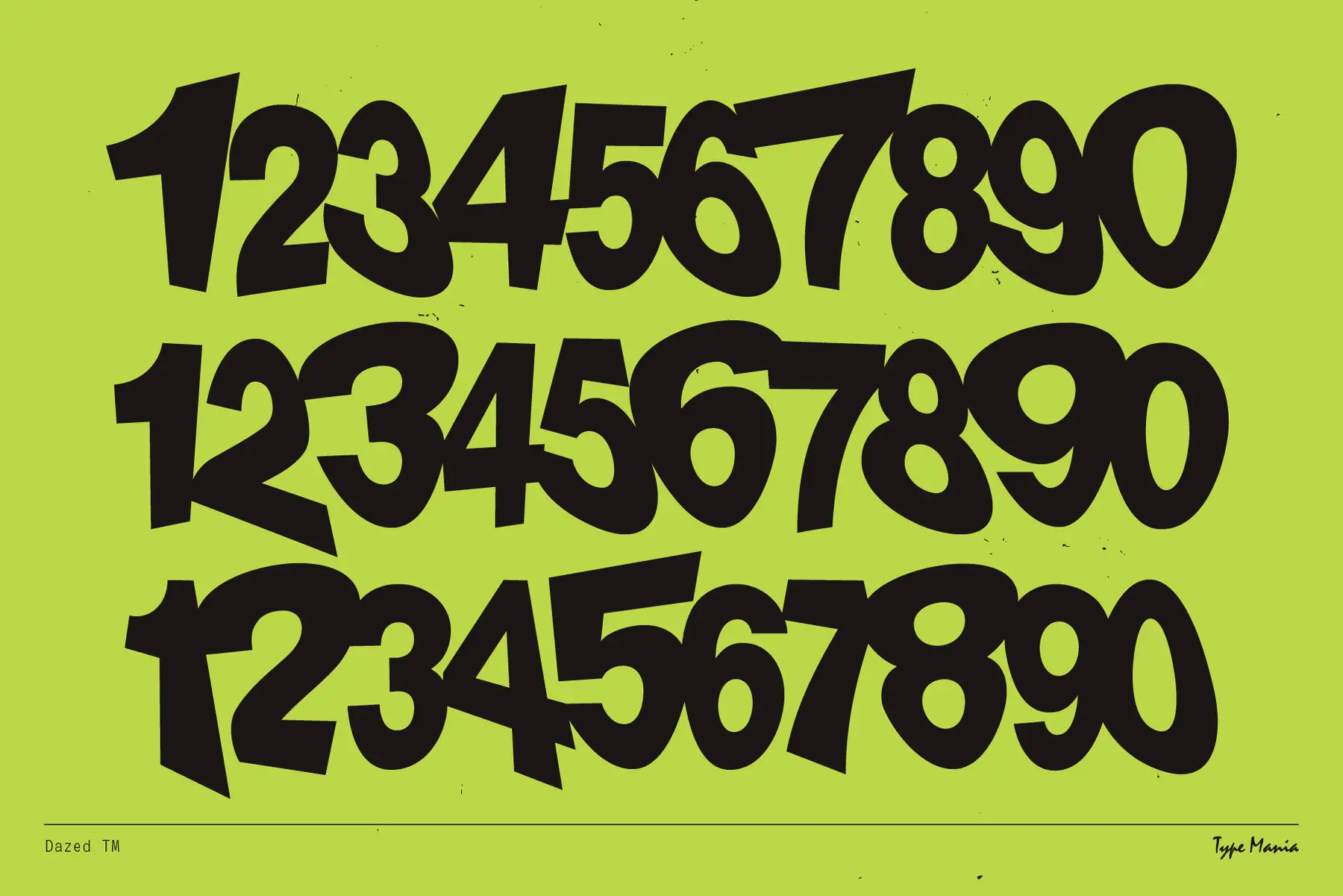Dazed TM Font - YouWorkForThem