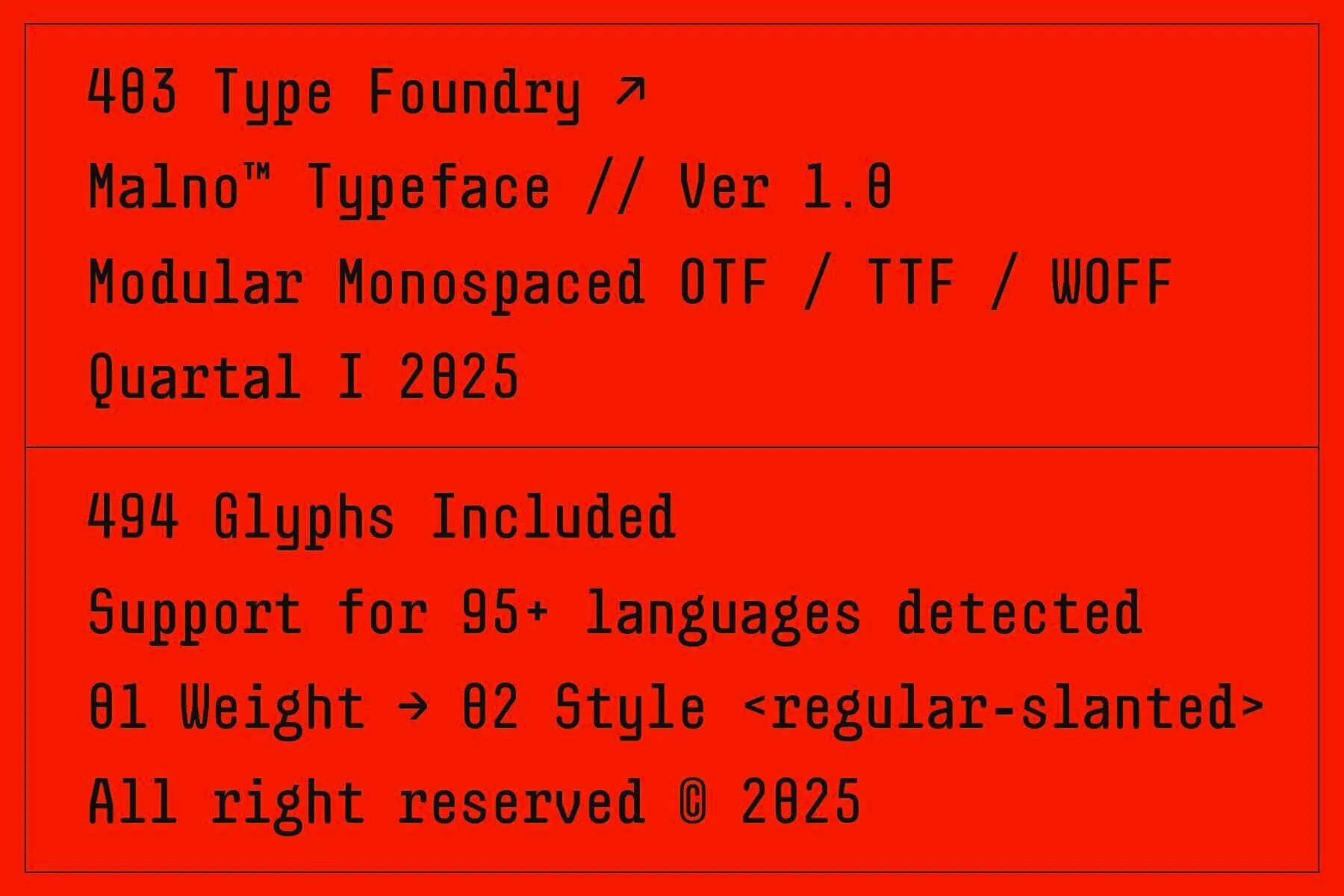 403 Malno Font - YouWorkForThem