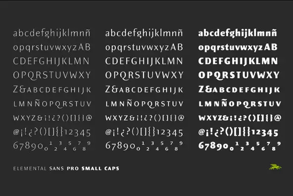 Elemental Sans Pro Font - FontPath