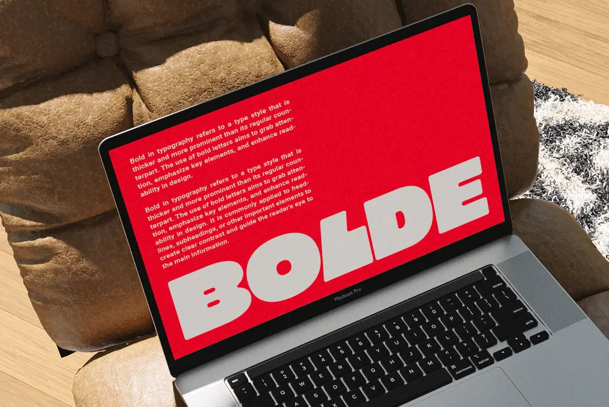 Chunko Bold Font - YouWorkForThem