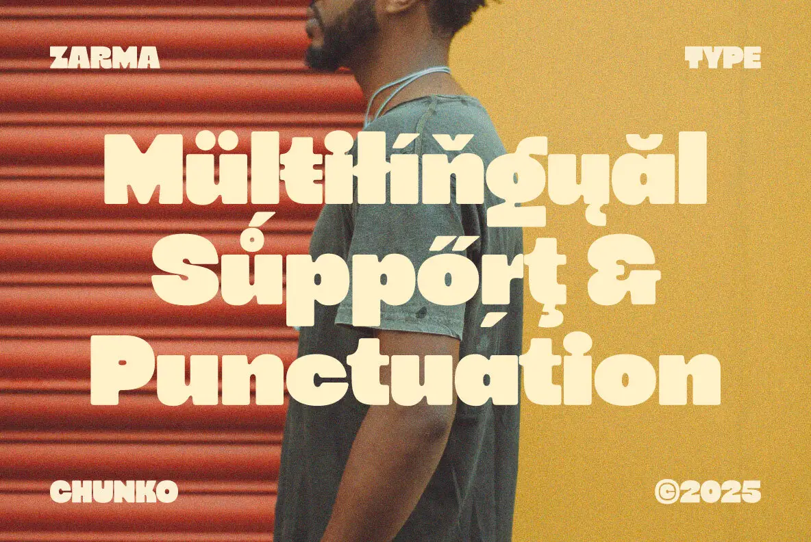 Chunko Bold Font - YouWorkForThem