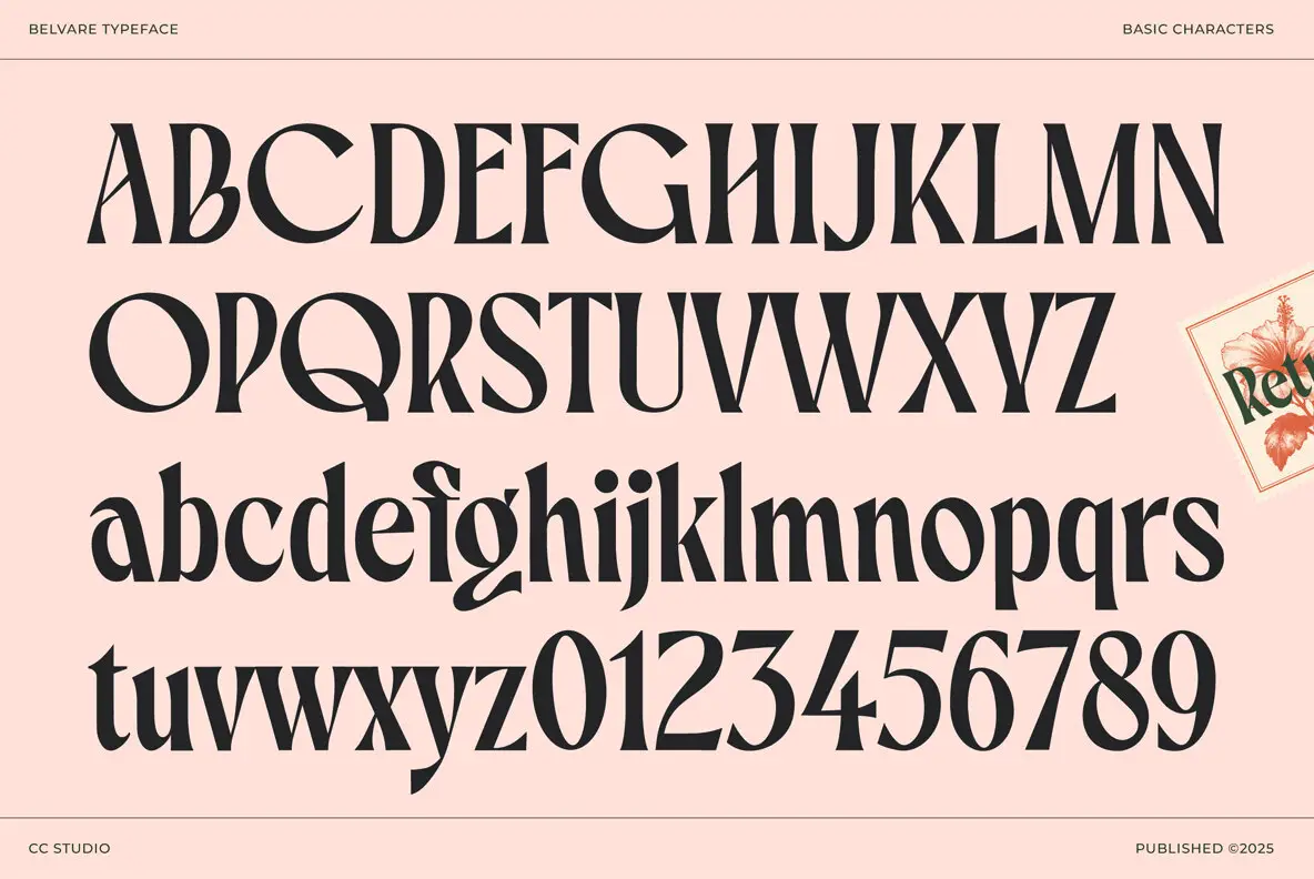 Belvare Font - YouWorkForThem