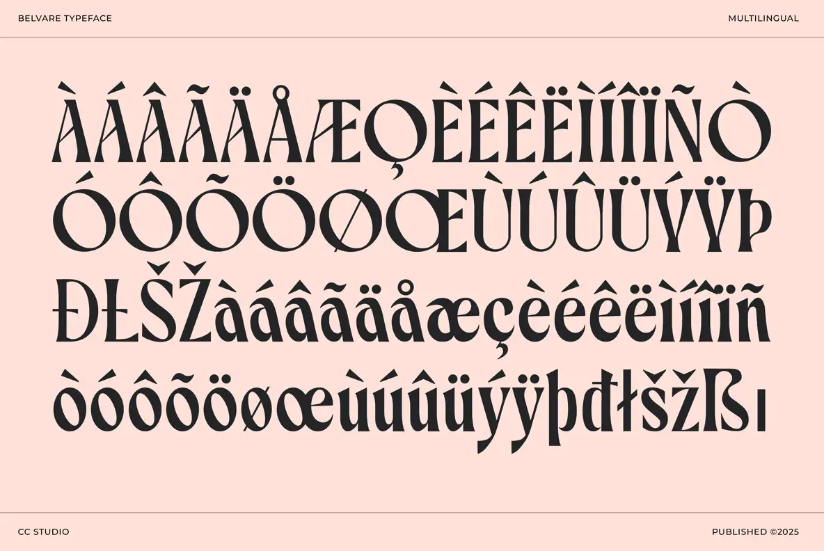 Belvare Font - YouWorkForThem
