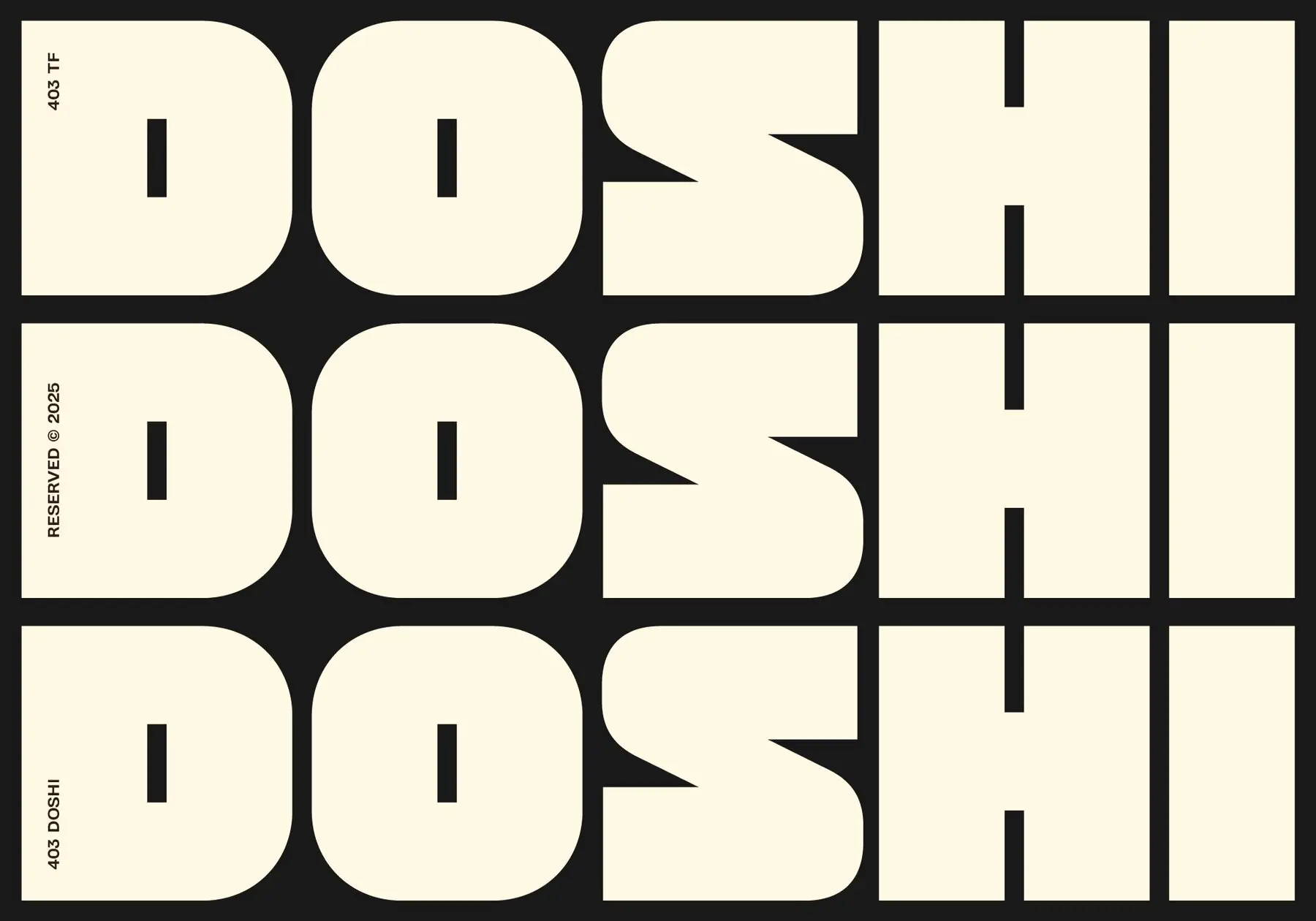 403 Doshi Font - FontPath