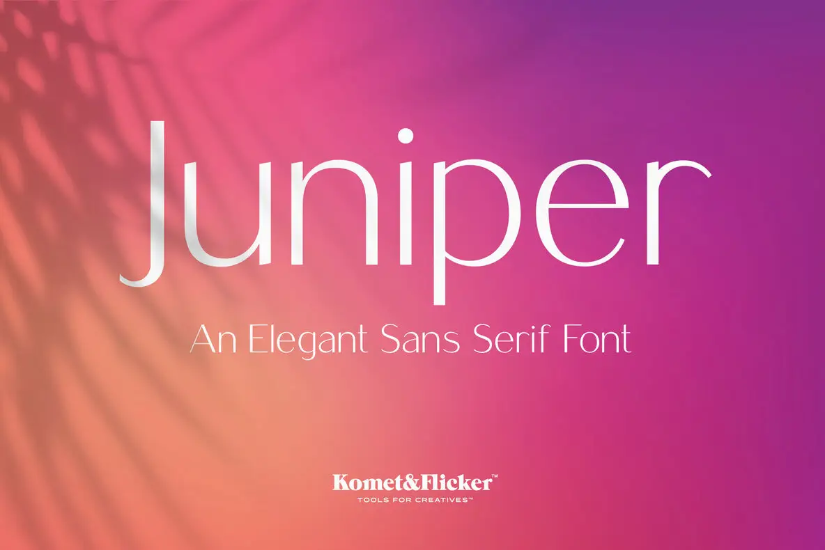 Juniper Font - YouWorkForThem