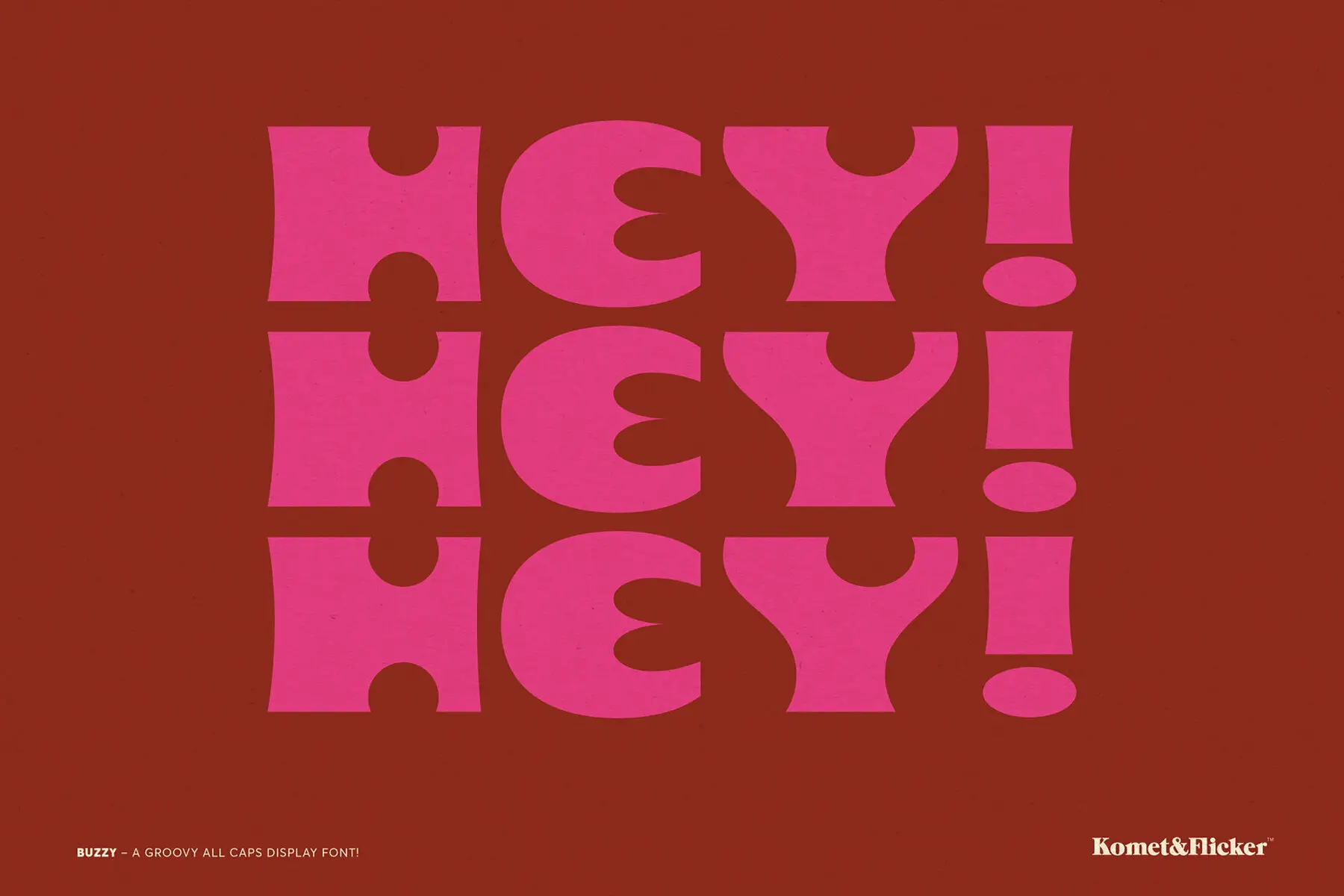 Buzzy Font - YouWorkForThem