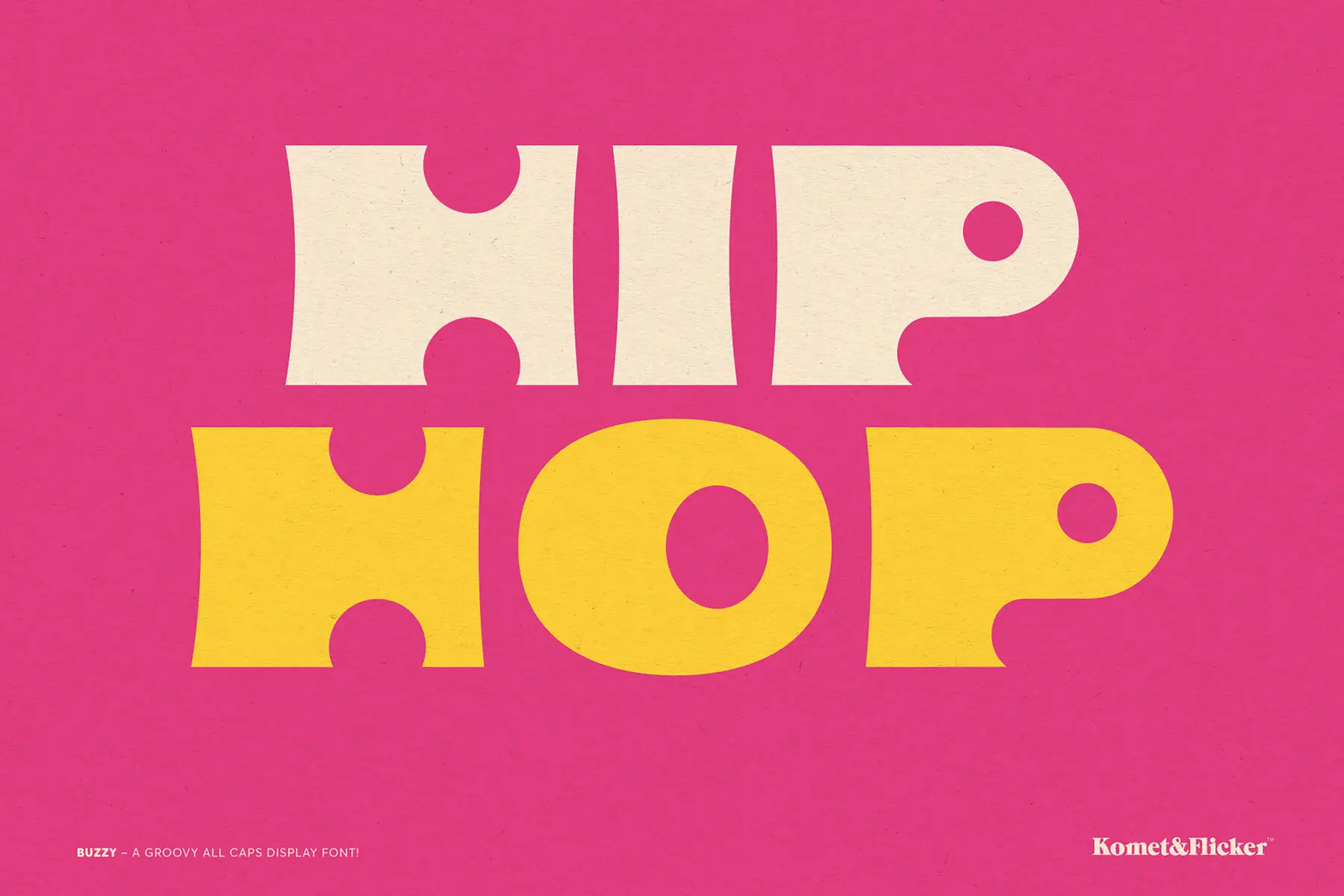 Buzzy Font - YouWorkForThem