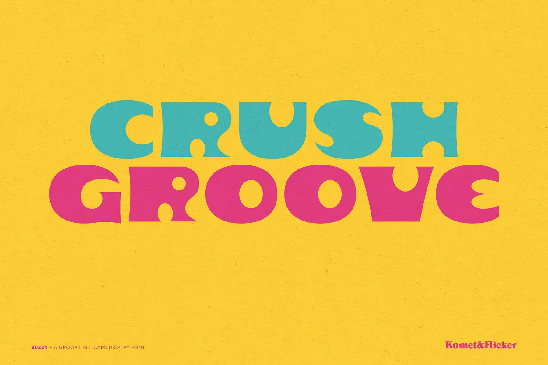 Buzzy Font - YouWorkForThem