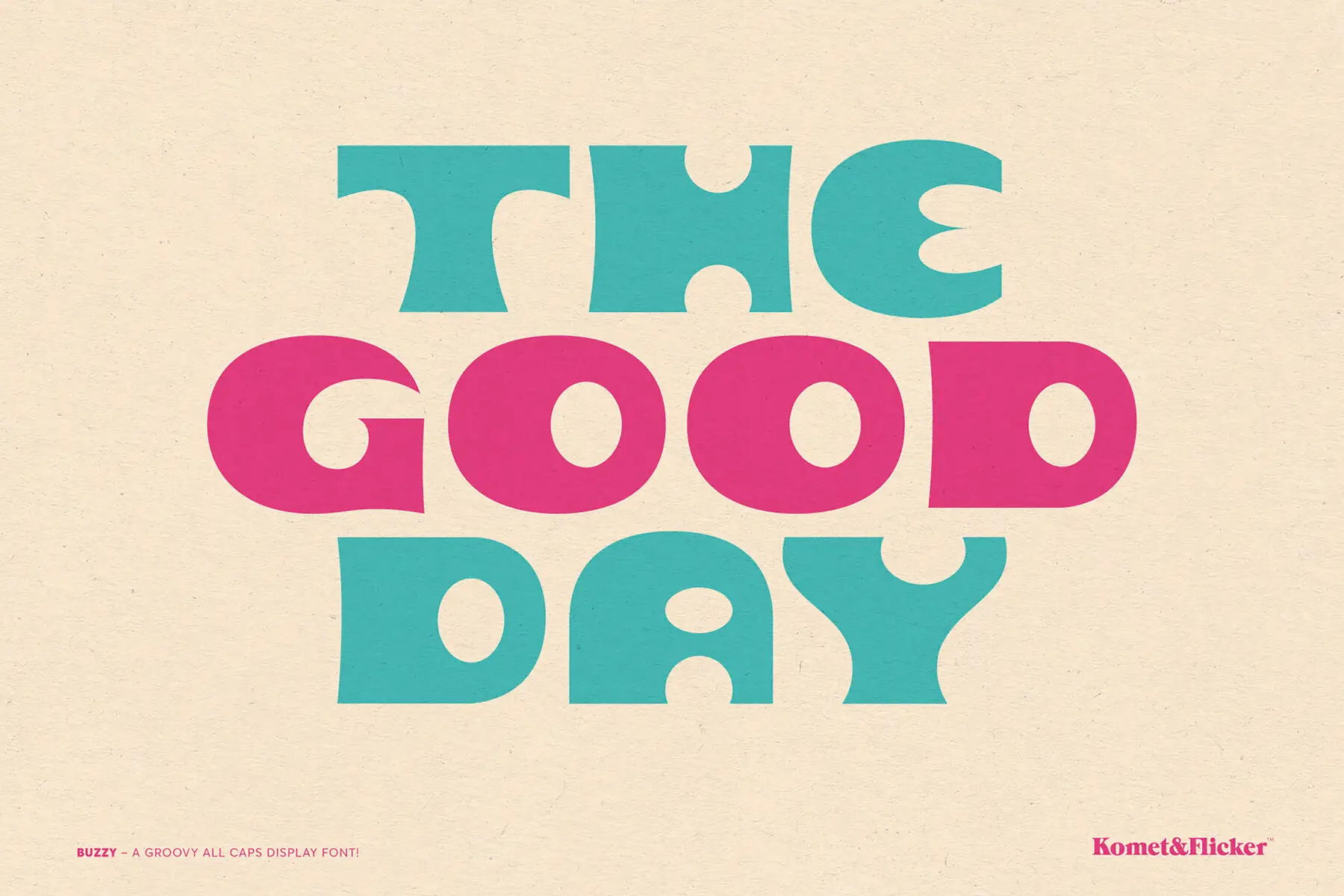 Buzzy Font - YouWorkForThem