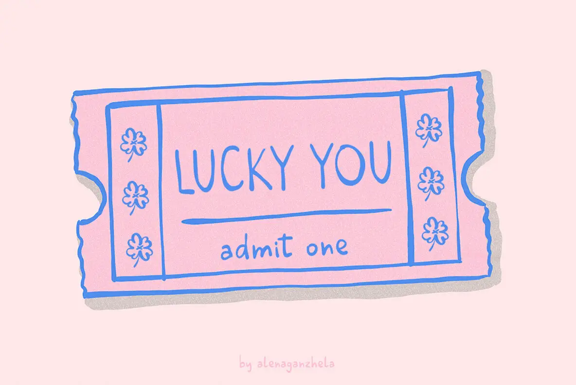 Lucky Berry Font - YouWorkForThem