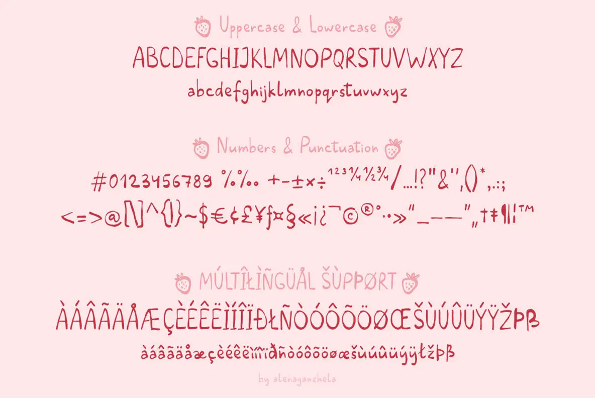 Lucky Berry Font - YouWorkForThem